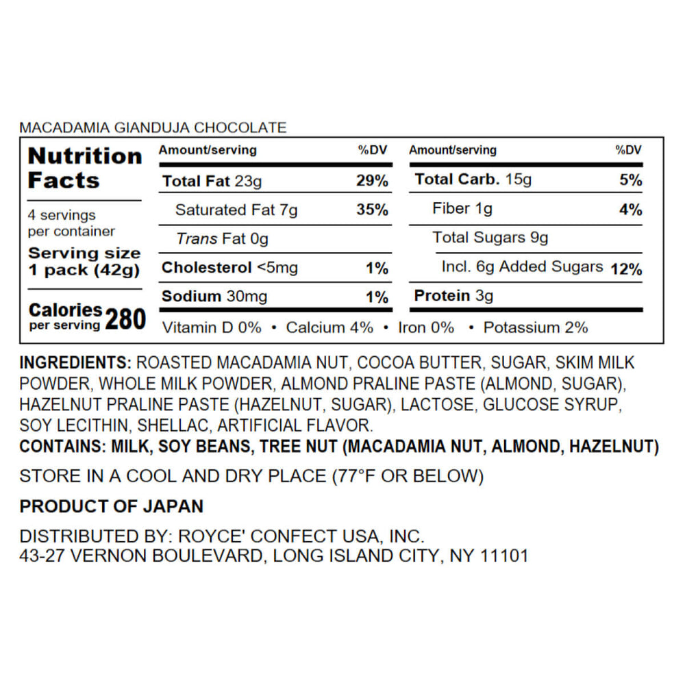 Melt In Your Mouth Chocolate - Macadamia Gianduja Chocolate