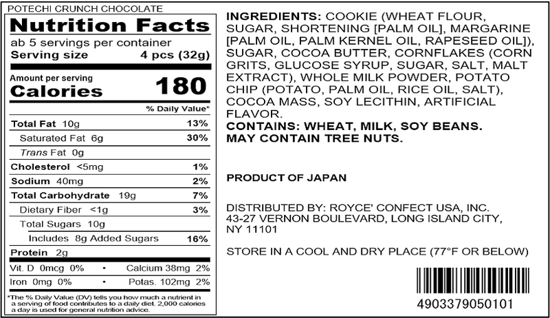 Sweet and Salty. Potechi Crunch Chocolate